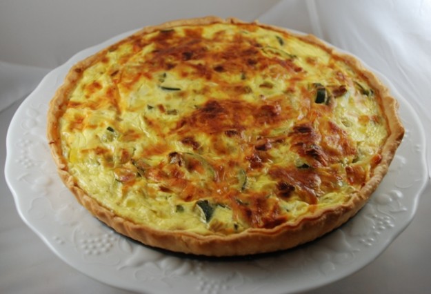 Greek Leek Low-Fat Quiche | Foodwhirl